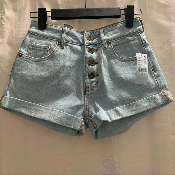 Bullhead | Shorts | Pacsun High Rise Button Up Denim Shorts Nwt | Poshmark